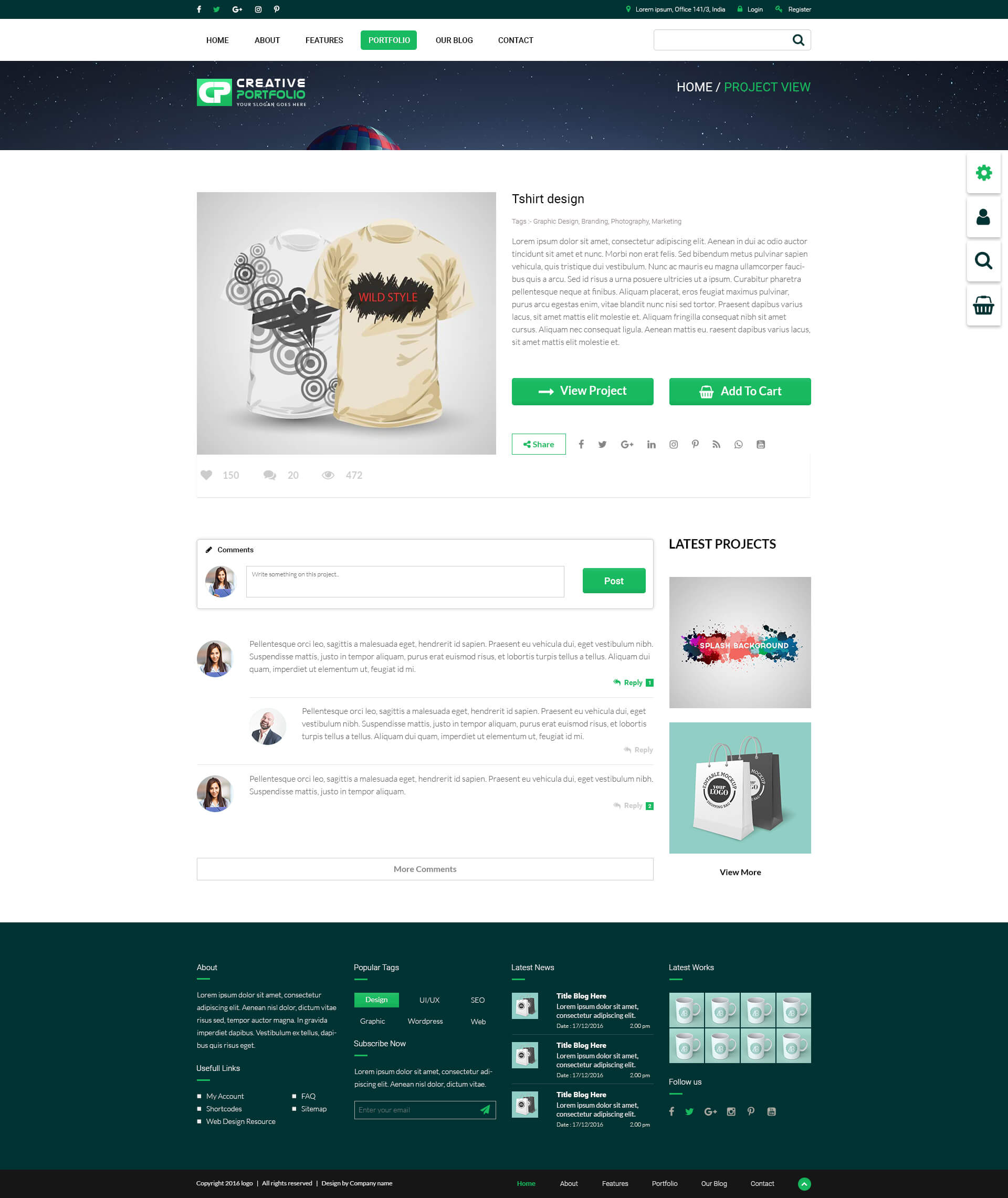 Creative Portfolio HTML Template by TmdStudio | ThemeForest