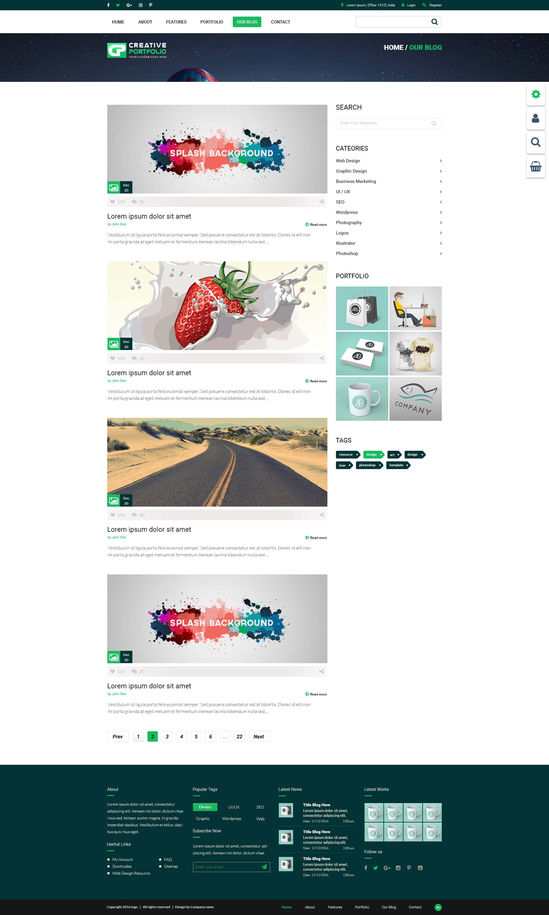 Creative Portfolio HTML Template by TmdStudio | ThemeForest