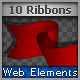 10 Web Ribbons, Web Elements | GraphicRiver