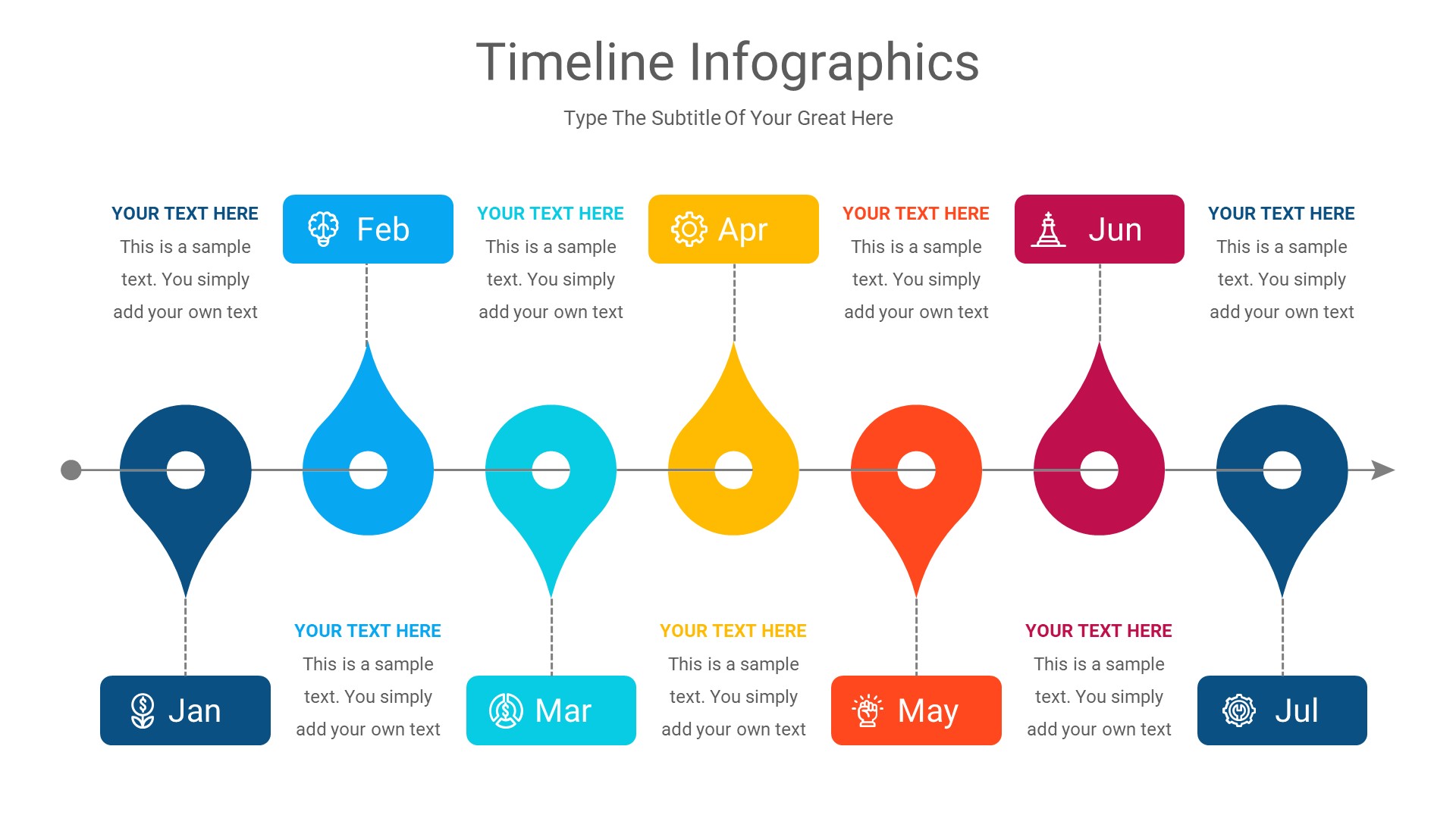 Timeline Infographics Keynote Template diagrams, Presentation Templates