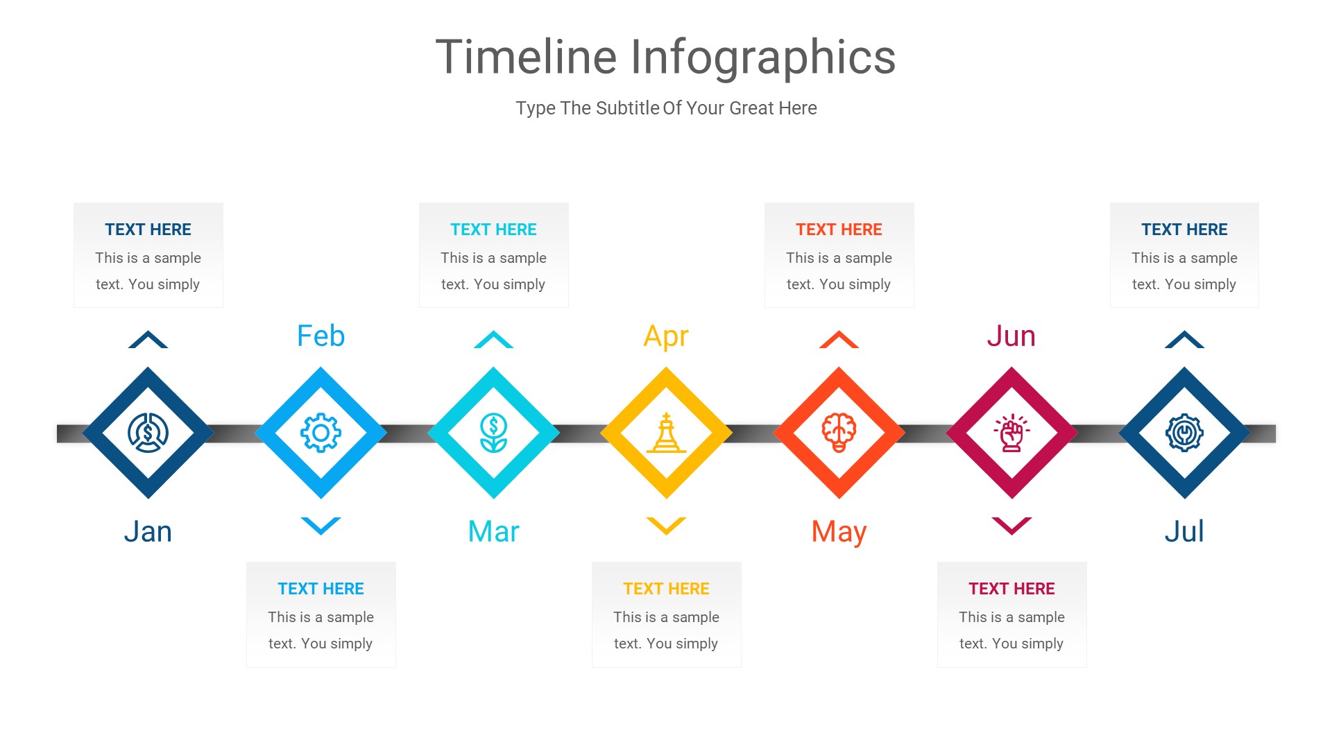 Timeline Infographics Keynote Template diagrams, Presentation Templates