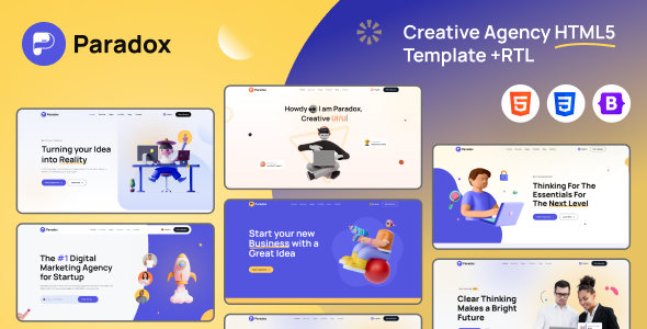 Paradox - Creative Agency HTML5 Template by BDevs | ThemeForest