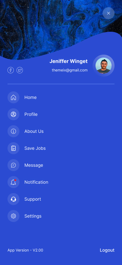 Jobfly - Job Board Figma UI Template for Job Portal Mobile App by themeix