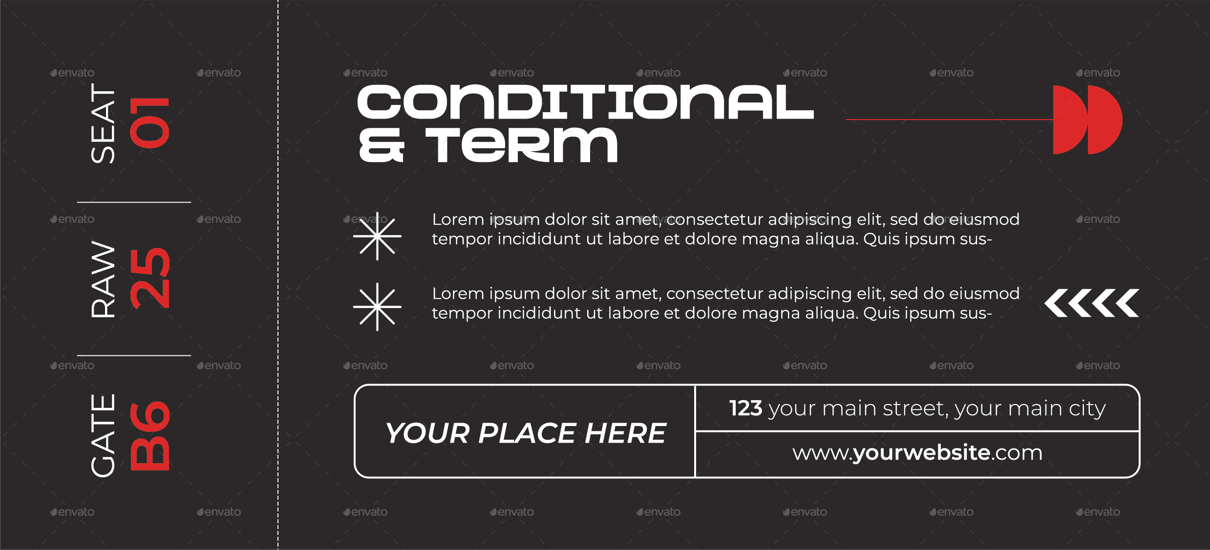 Music Night Ticket, Print Templates | GraphicRiver