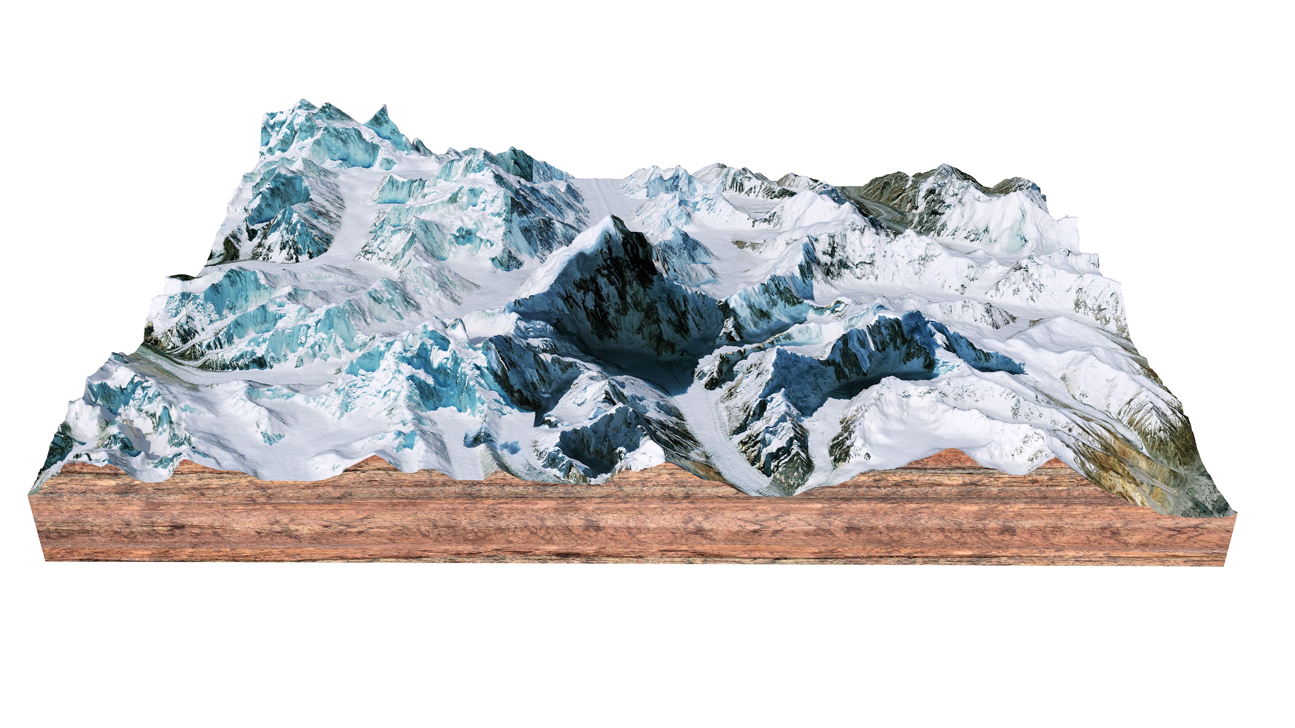 K2 Mountain Pakistan Terrain 3d model by TurboCG | 3DOcean