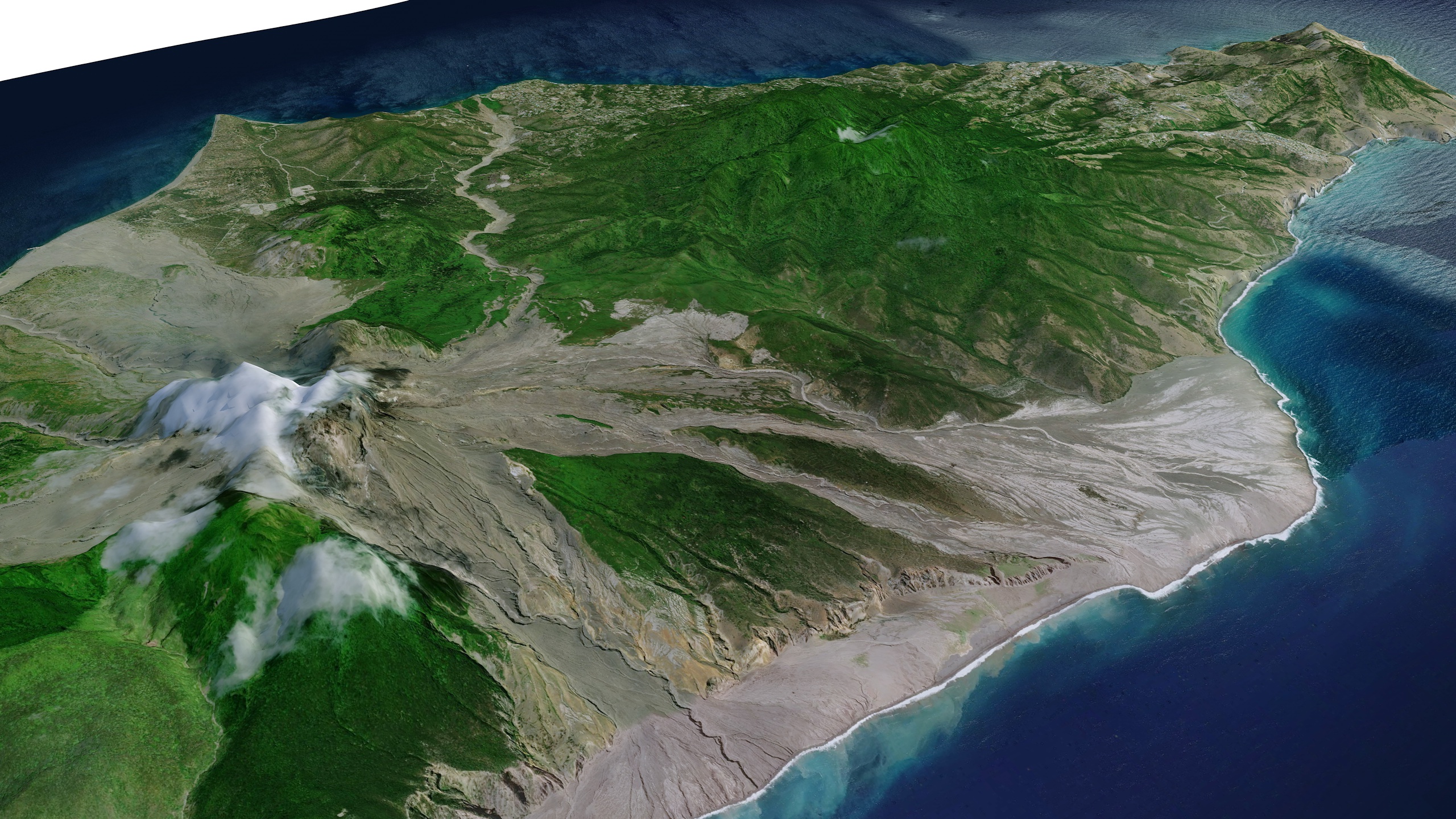 Montserrat Island Terrain 3d model by TurboCG | 3DOcean