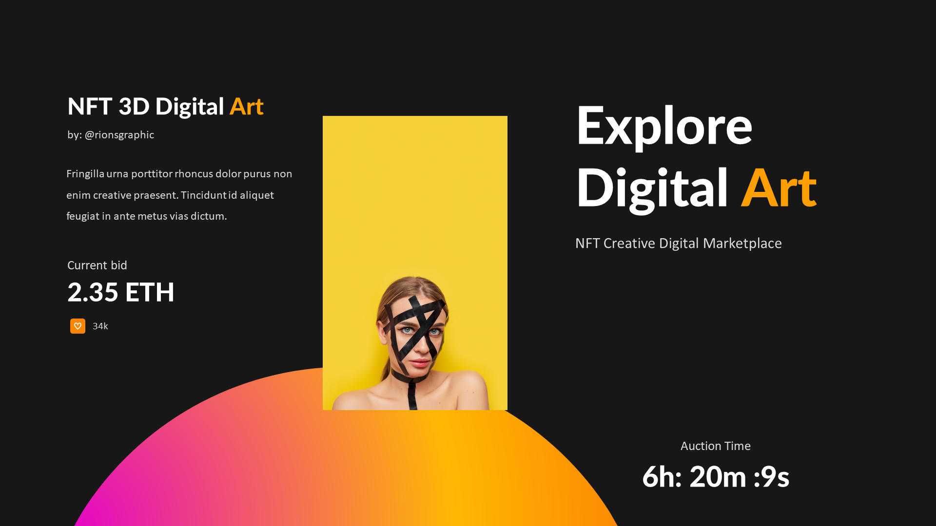 NFT Google Slides template, Presentation Templates | GraphicRiver