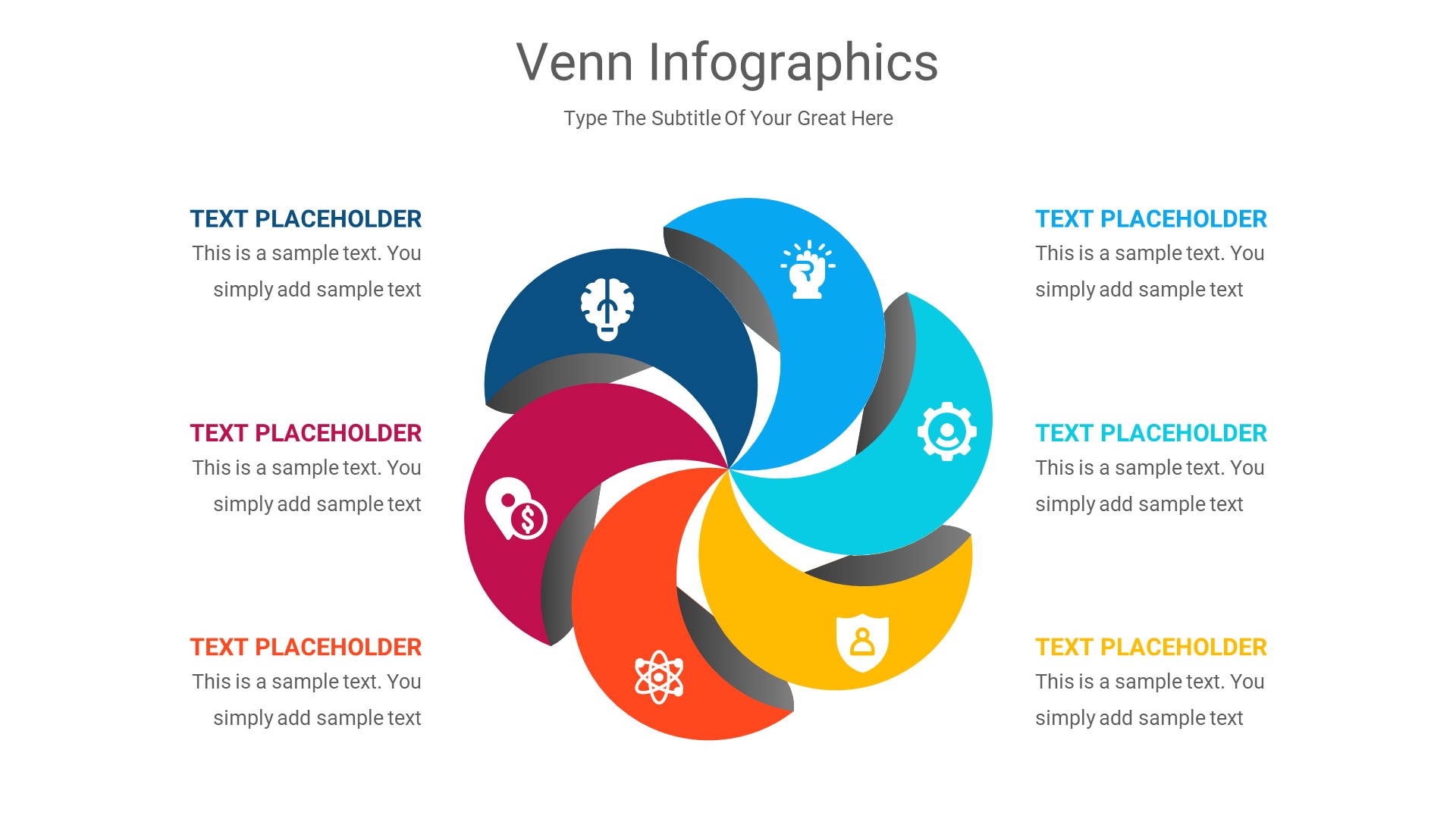 Venn Infographics Keynote Template Diagrams, Presentation Templates