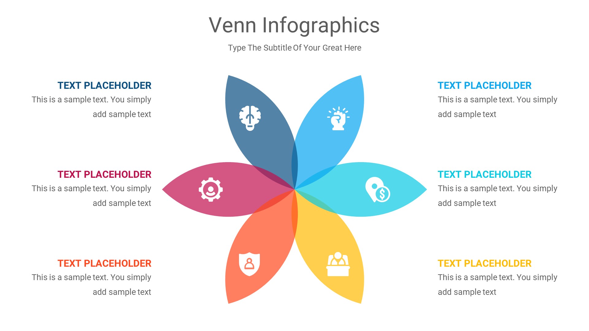 Venn Infographics Keynote Template Diagrams, Presentation Templates