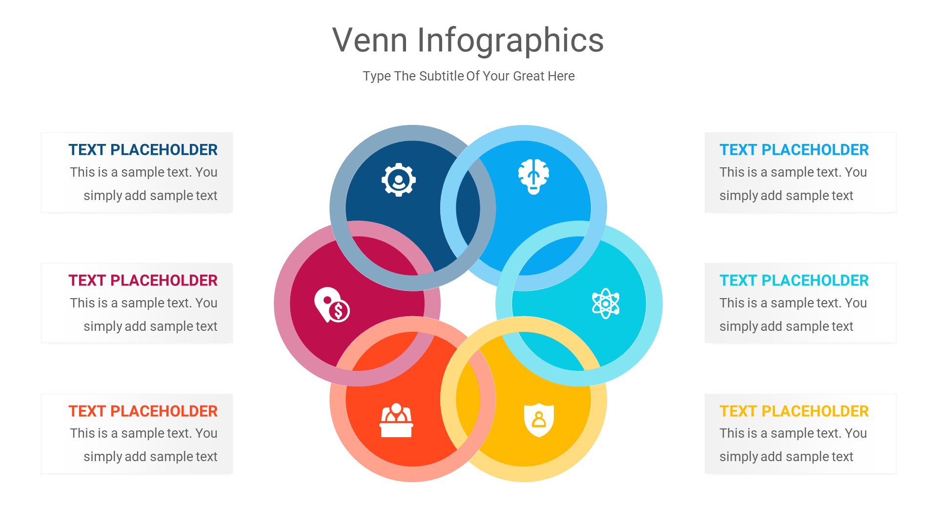 Venn Infographics Keynote Template Diagrams, Presentation Templates