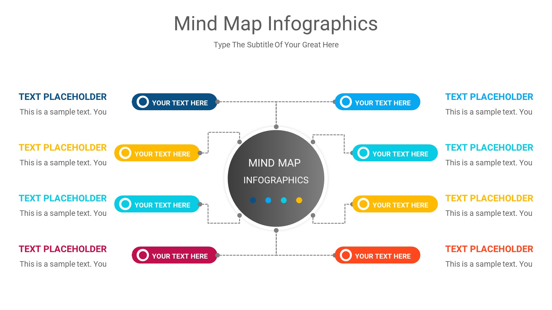 Mind Map Diagrams Keynote Template diagrams, Presentation Templates