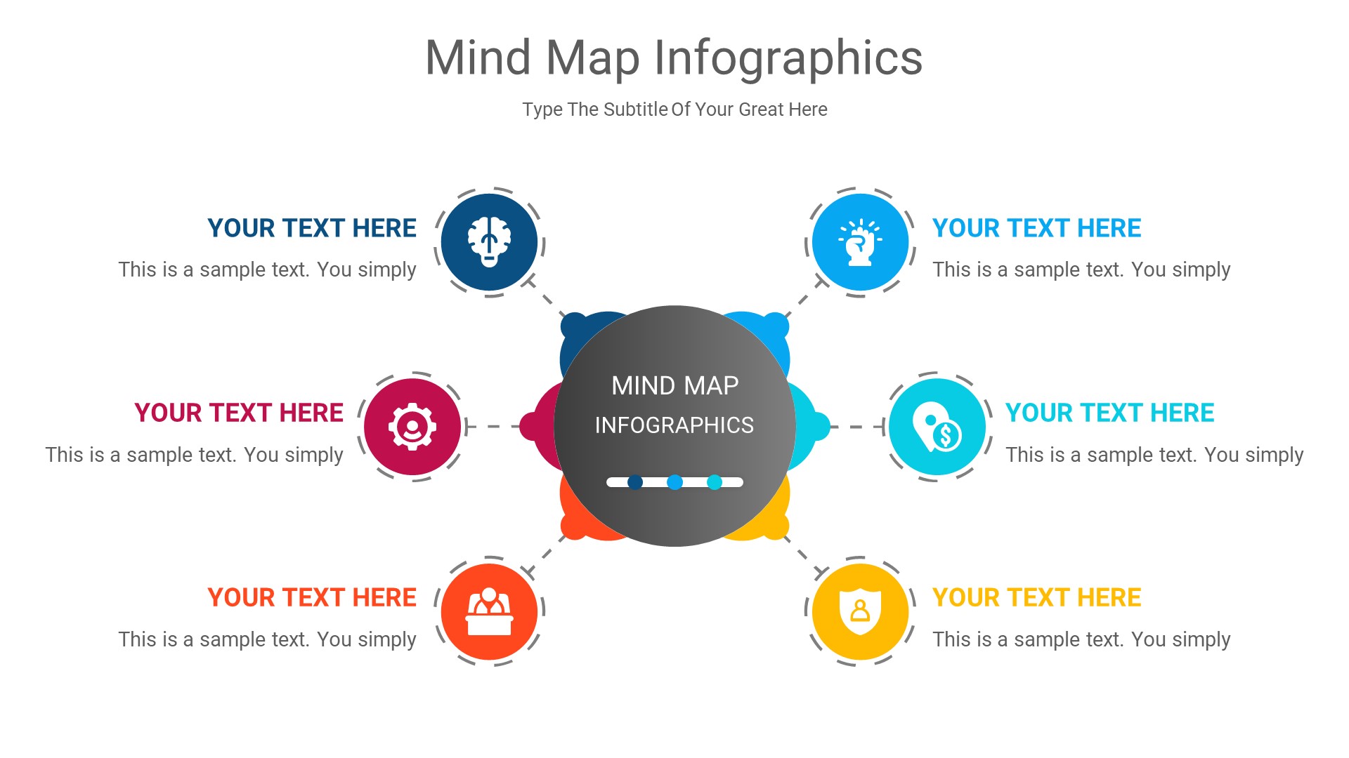 Mind Map Diagrams Keynote Template diagrams, Presentation Templates