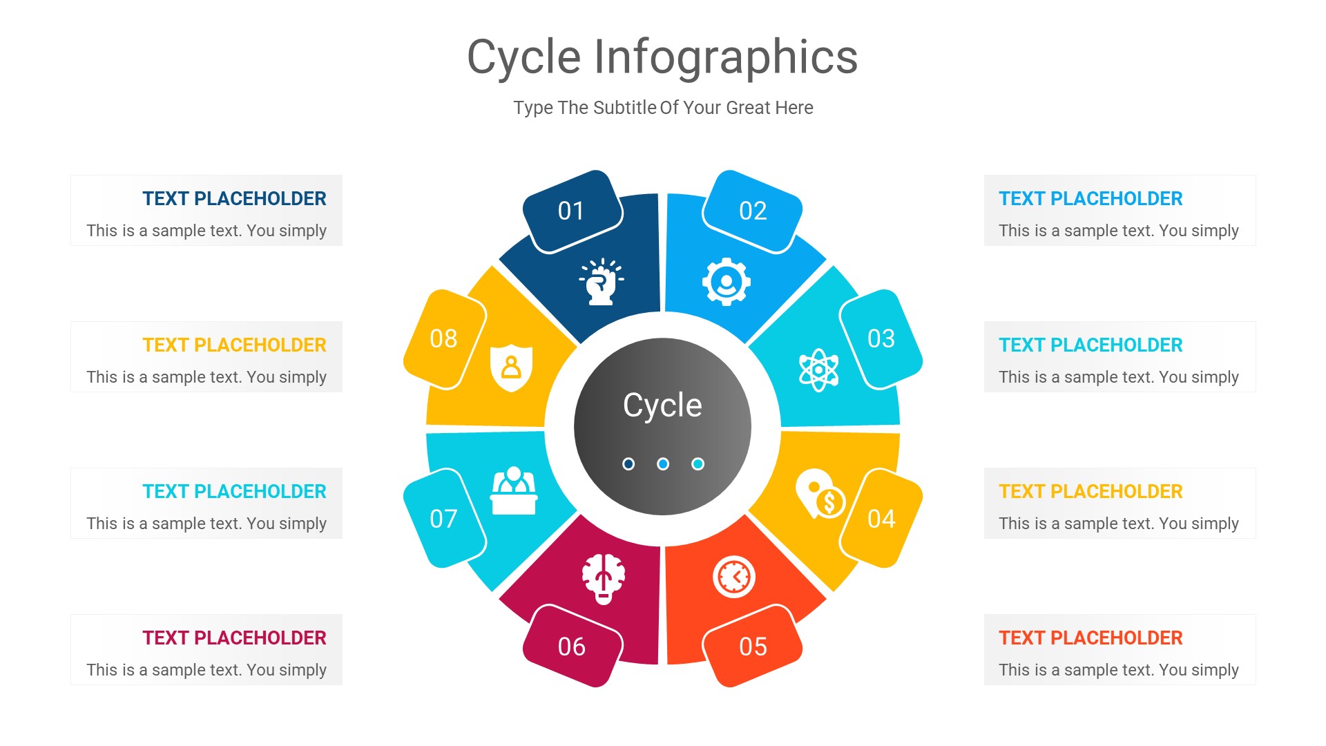 Cycle Infographics Keynote Presentation, Presentation Templates ...