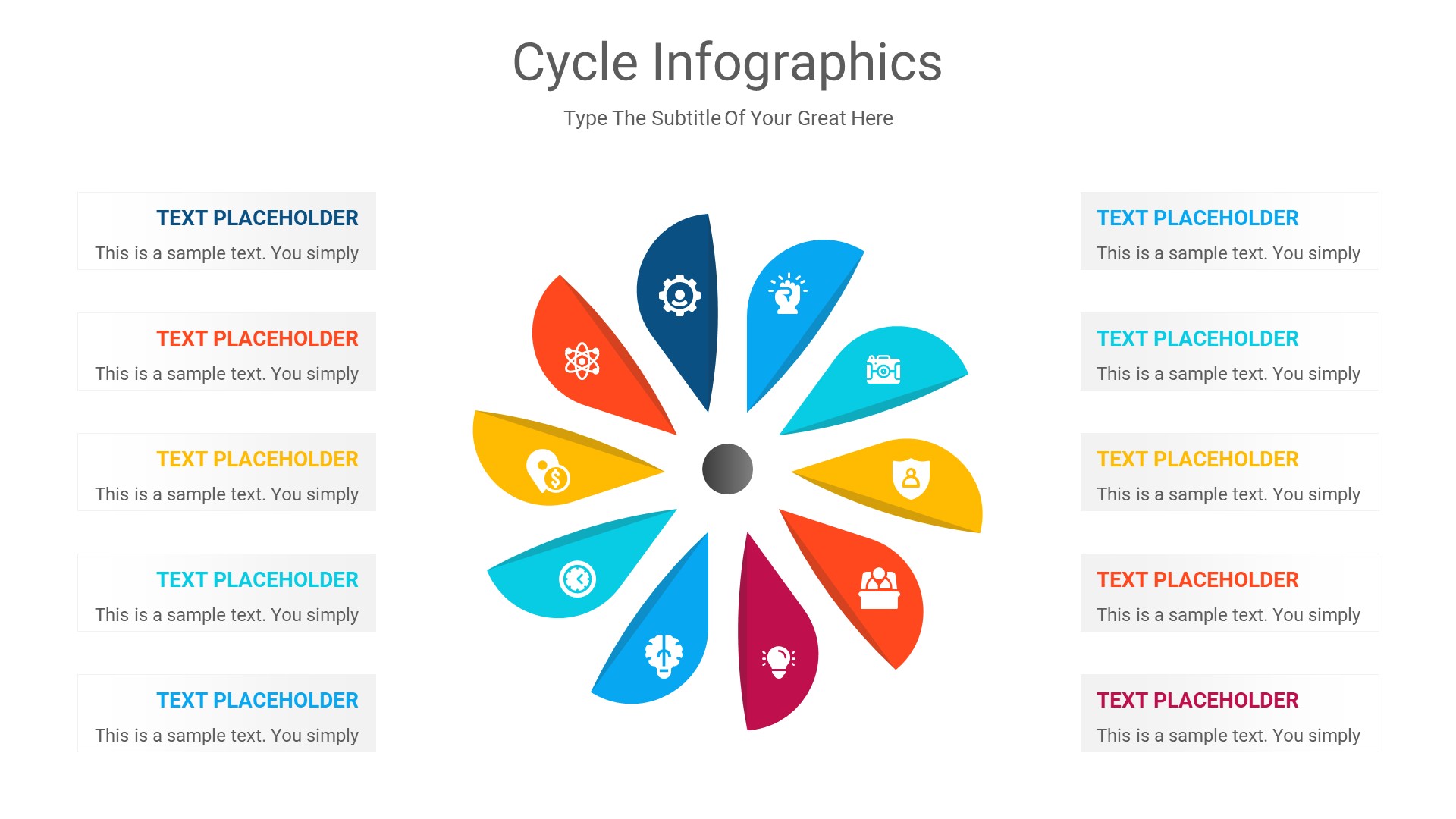 Cycle Infographics Keynote Presentation, Presentation Templates ...