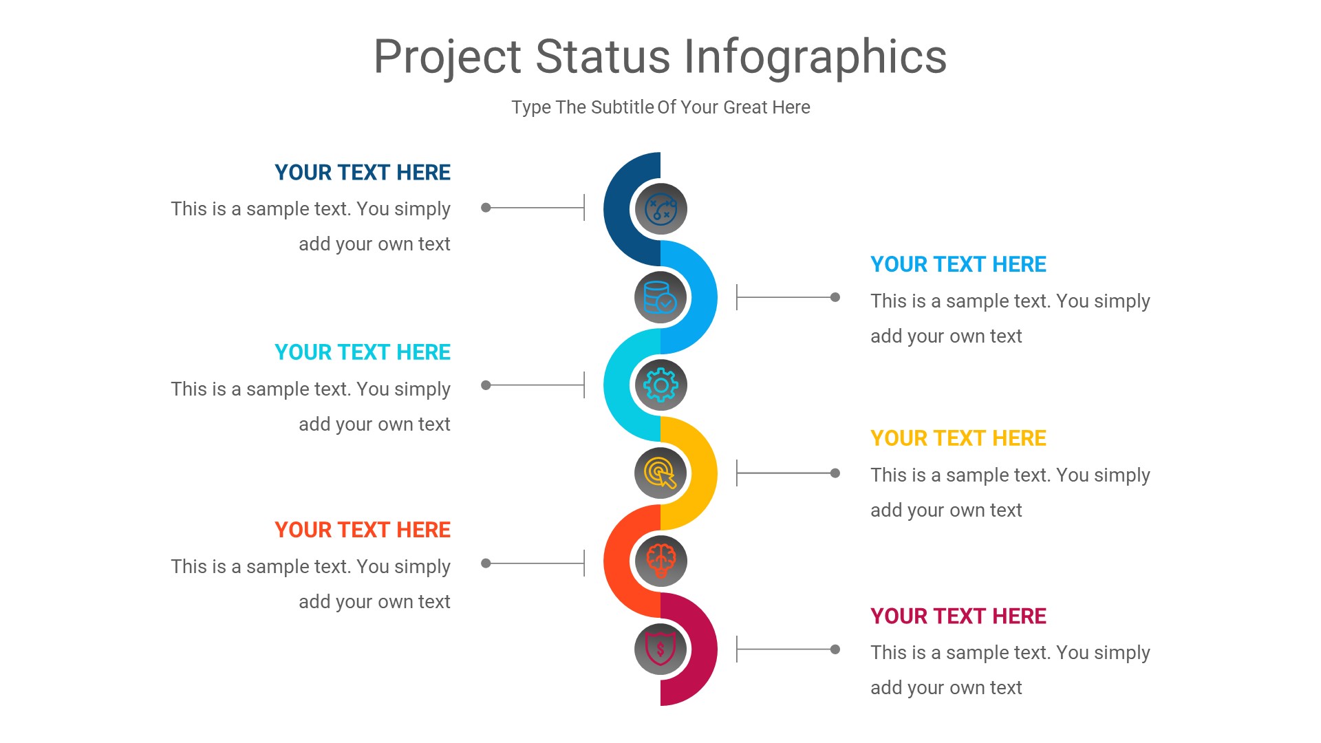 Project Status infographics Keynote Template Presentation, Presentation ...