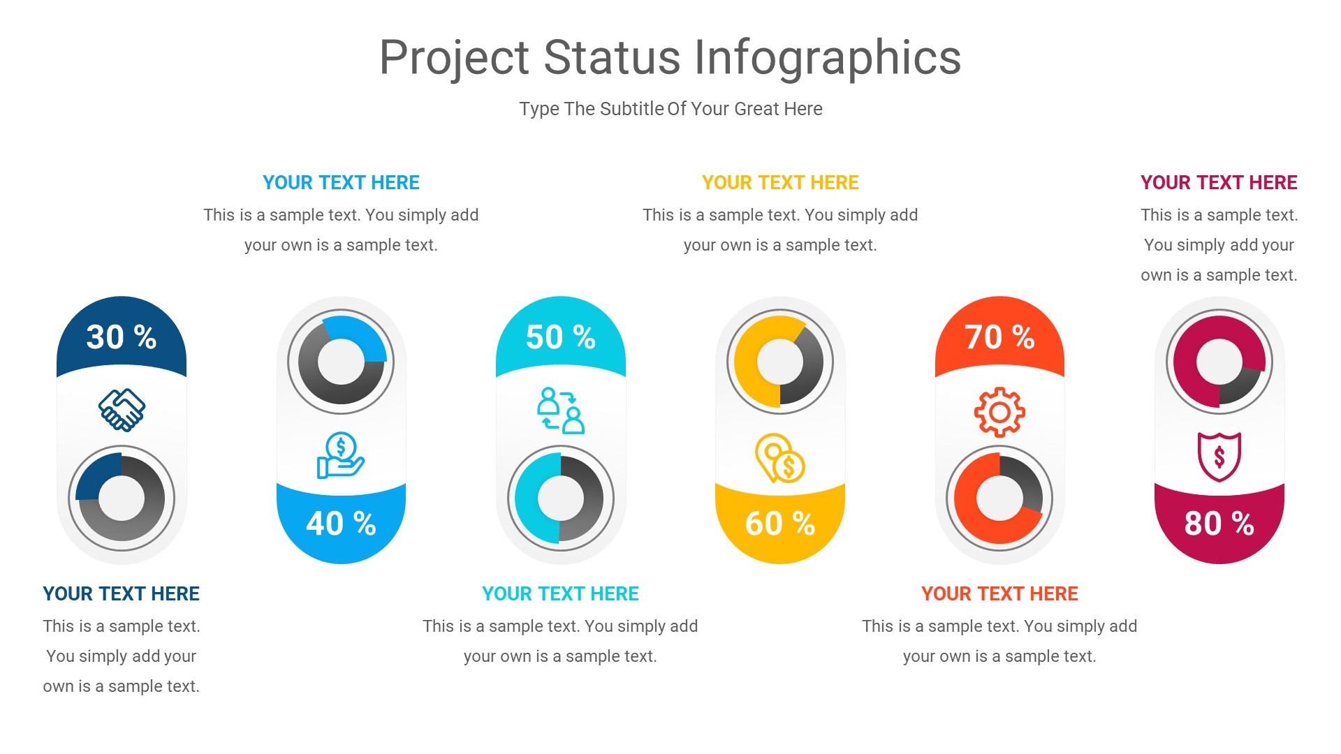 Project Status infographics Keynote Template Presentation, Presentation ...