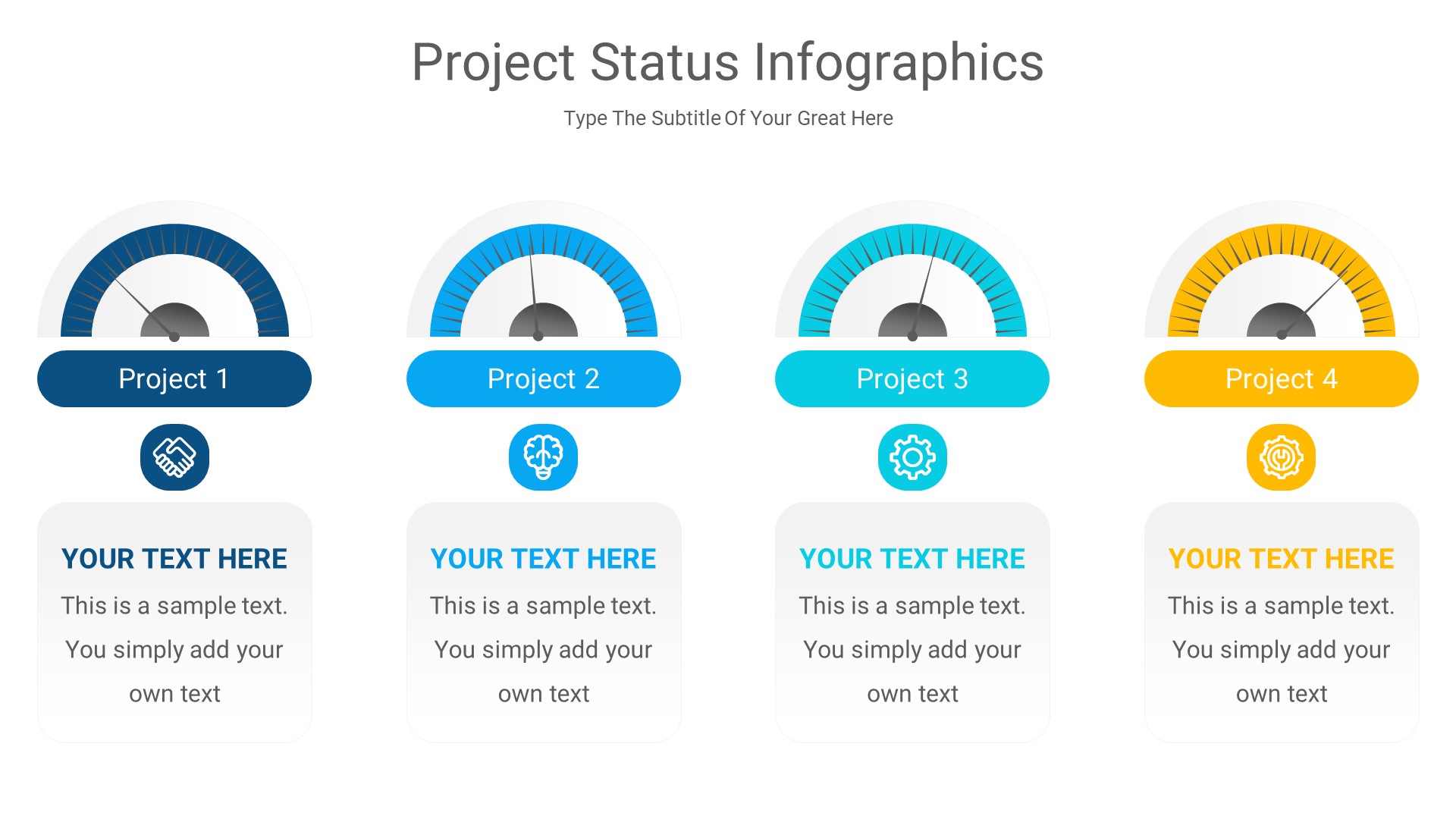 Project Status infographics Keynote Template Presentation, Presentation ...