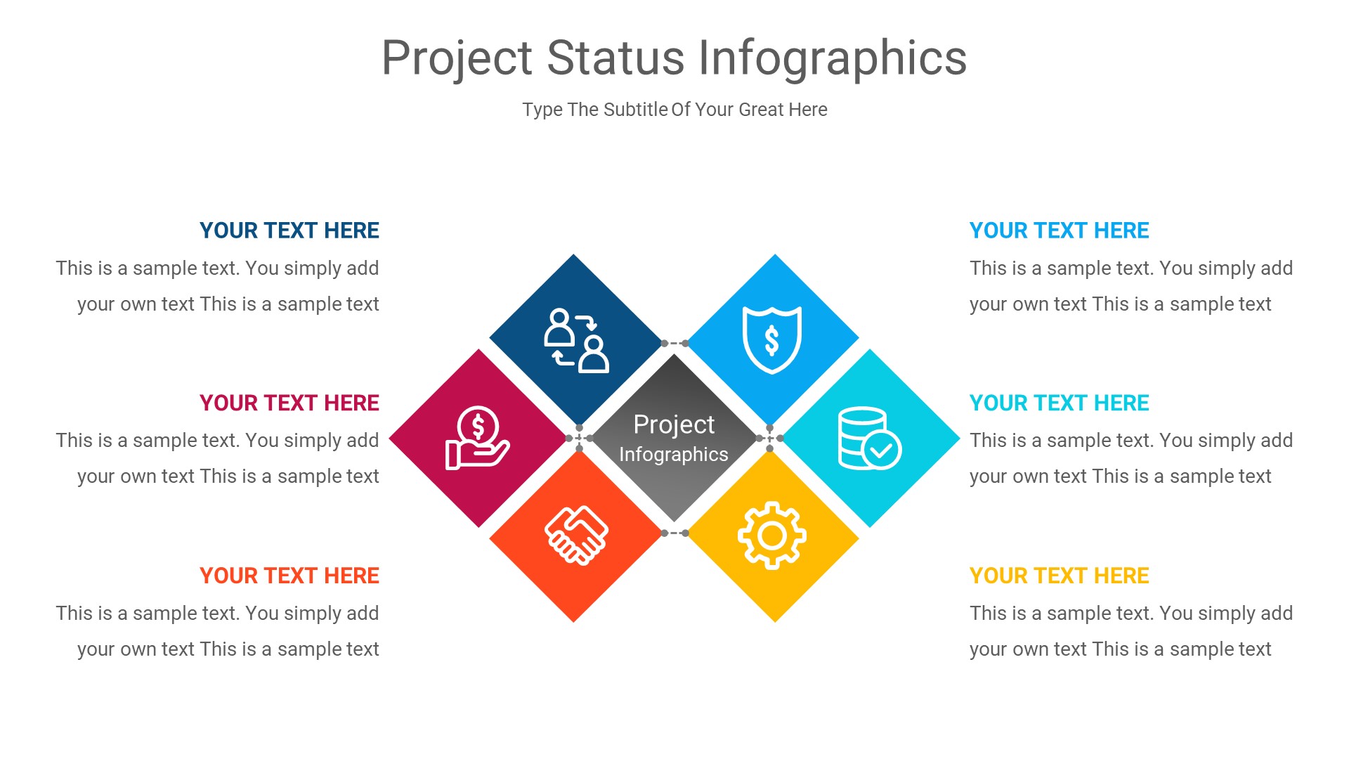 Project Status infographics Keynote Template Presentation, Presentation ...