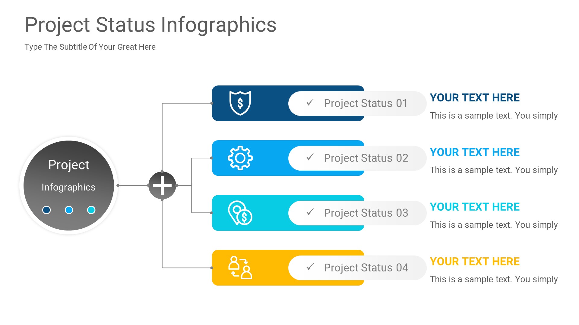 Project Status infographics Keynote Template Presentation, Presentation ...