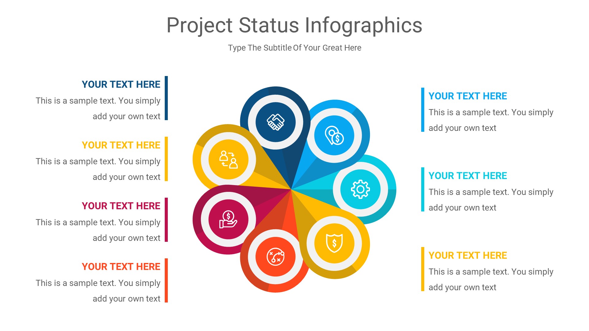 Project Status infographics Keynote Template Presentation, Presentation ...