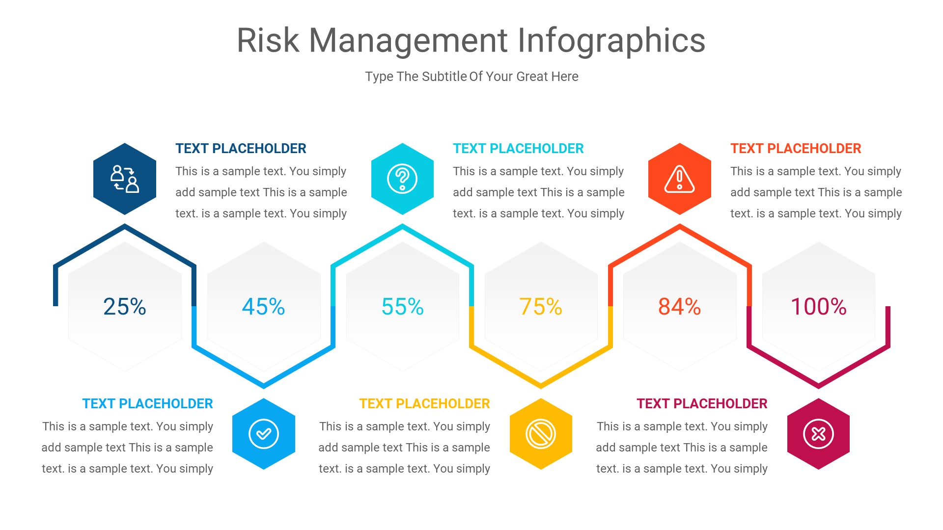 Risk Management Keynote Infographics Slides, Presentation Templates