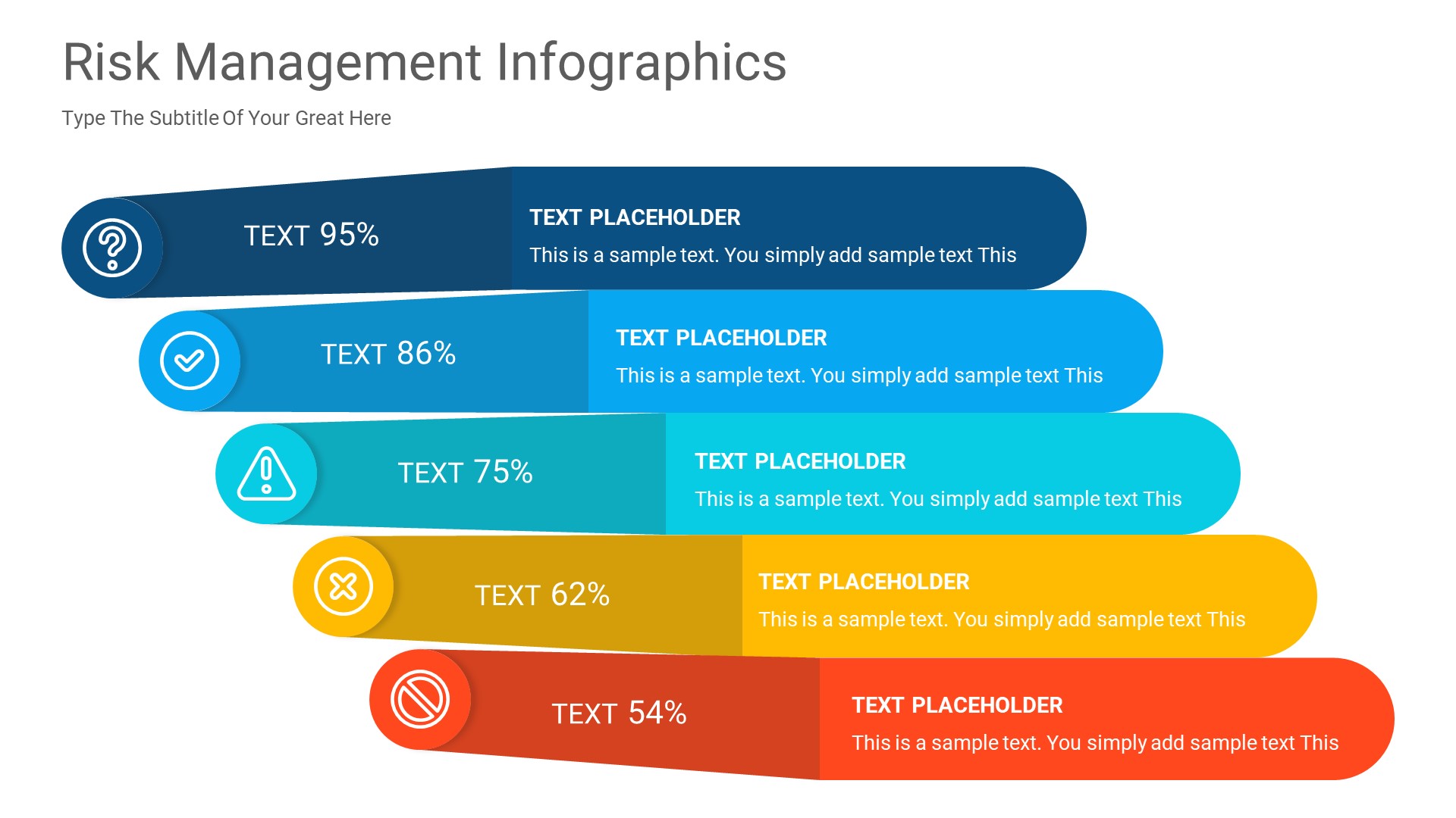 Risk Management Keynote Infographics Slides, Presentation Templates