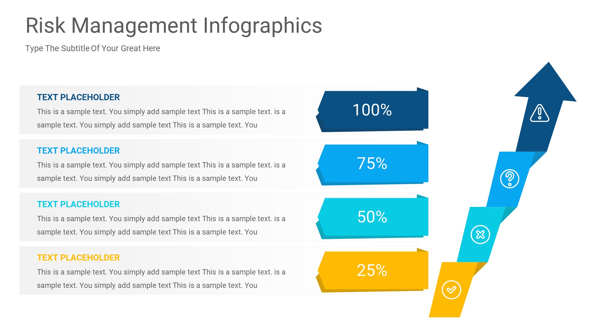 Risk Management Keynote Infographics Slides, Presentation Templates