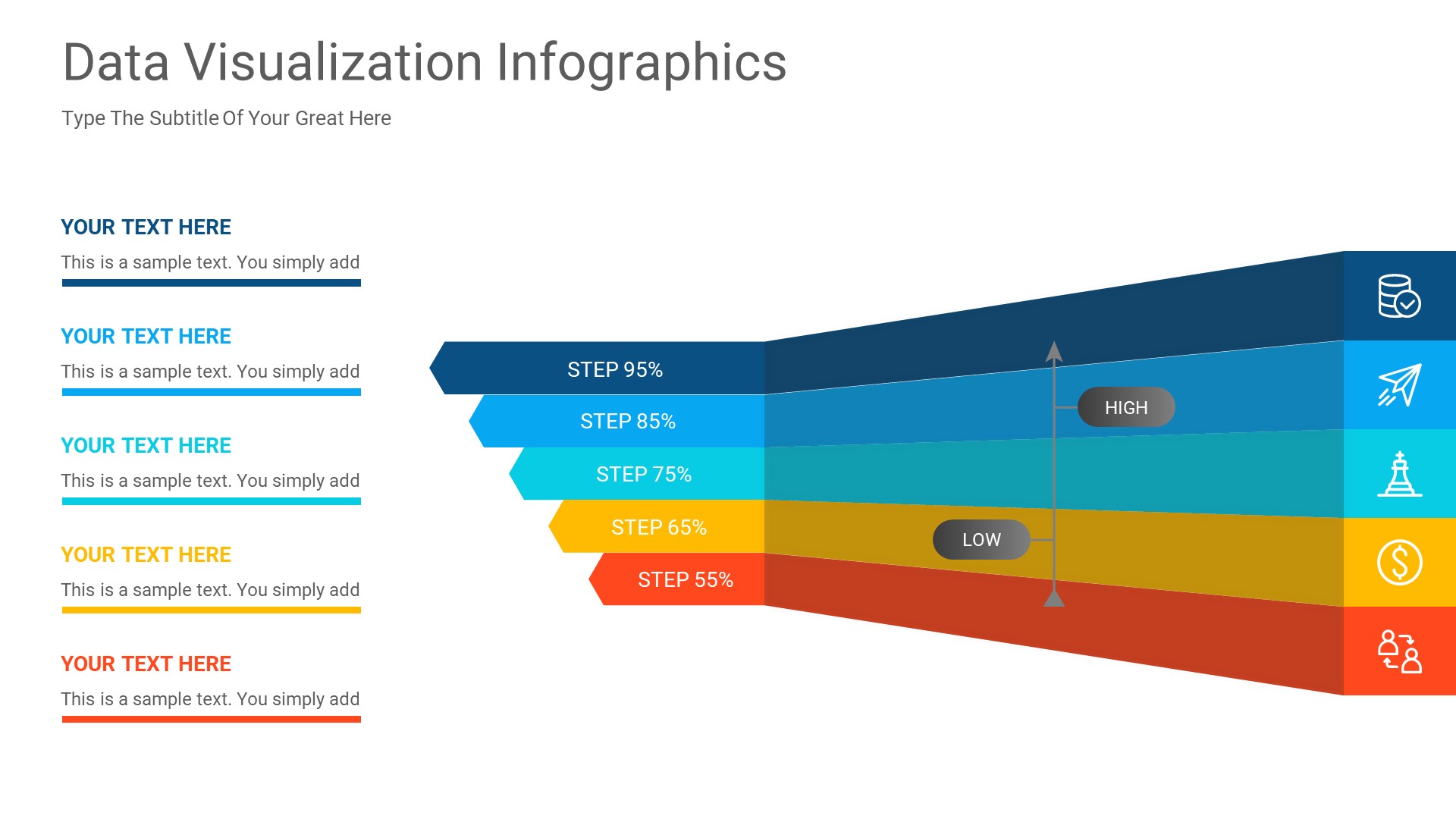 Data Visualization Keynote Infographics Slides, Presentation Templates