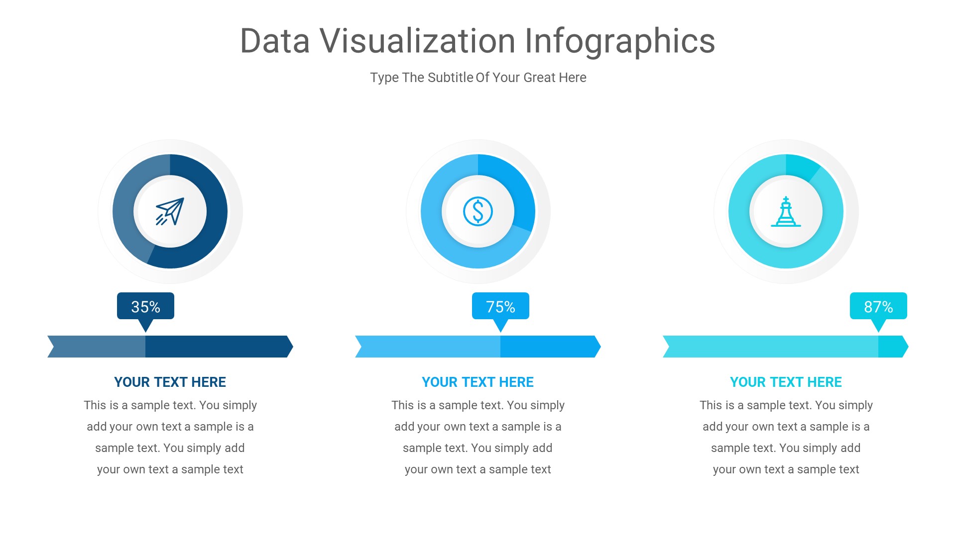 Data Visualization Keynote Infographics Slides, Presentation Templates