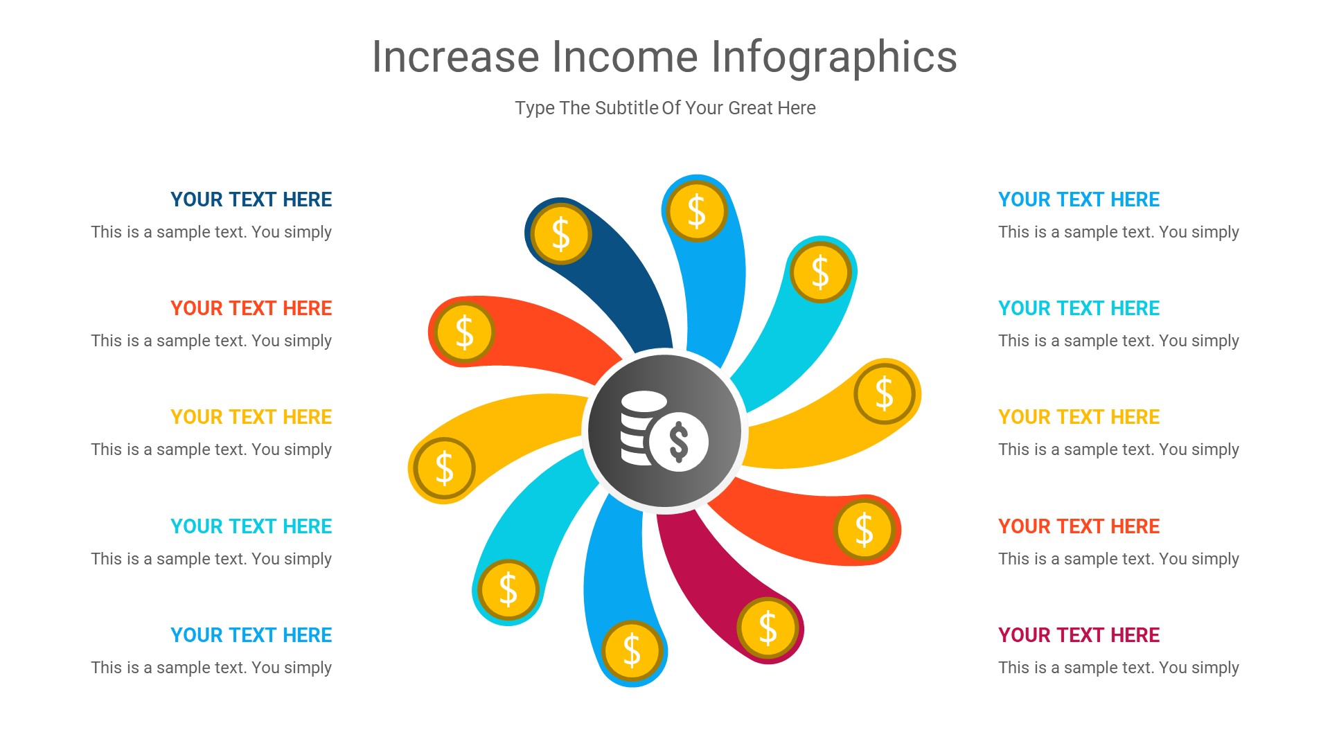Increase Income Infographics Keynote Template Slides, Presentation ...