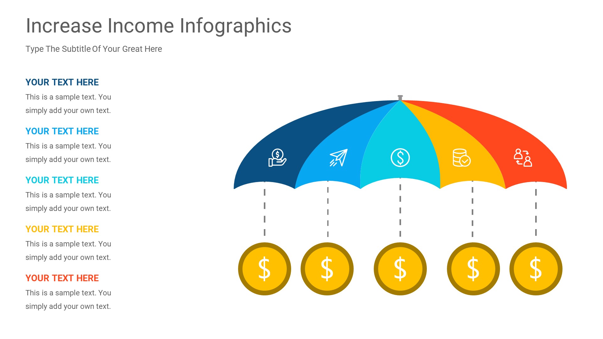 Increase Income Infographics Keynote Template Slides, Presentation ...