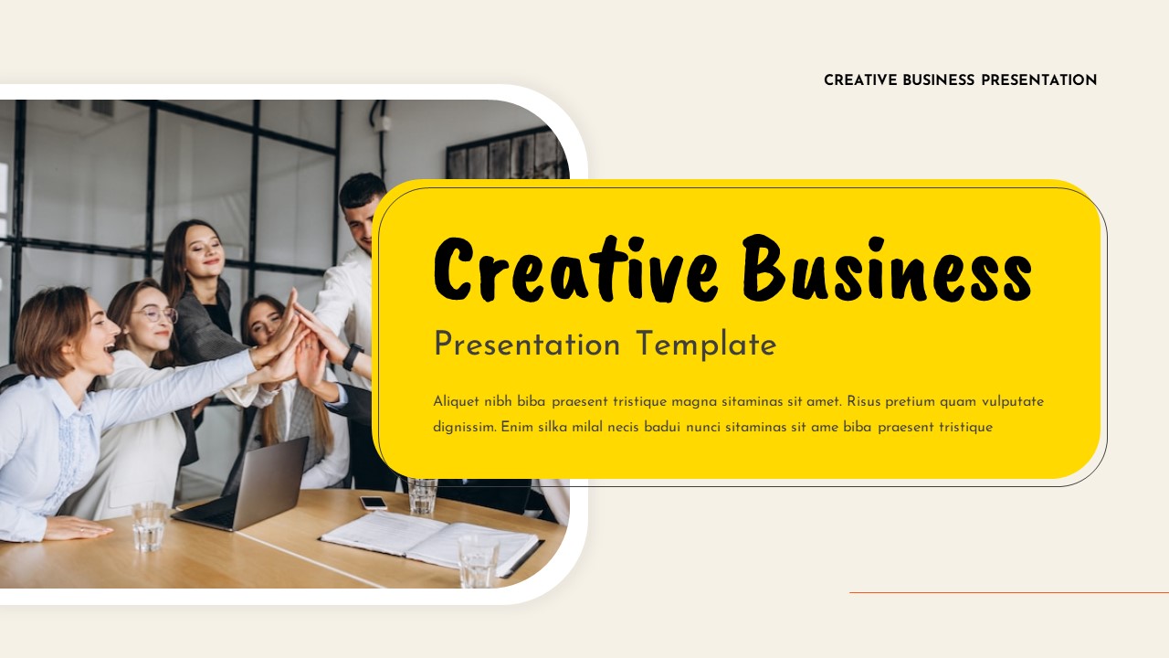 Creative Business PowerPoint Template, Presentation Templates ...
