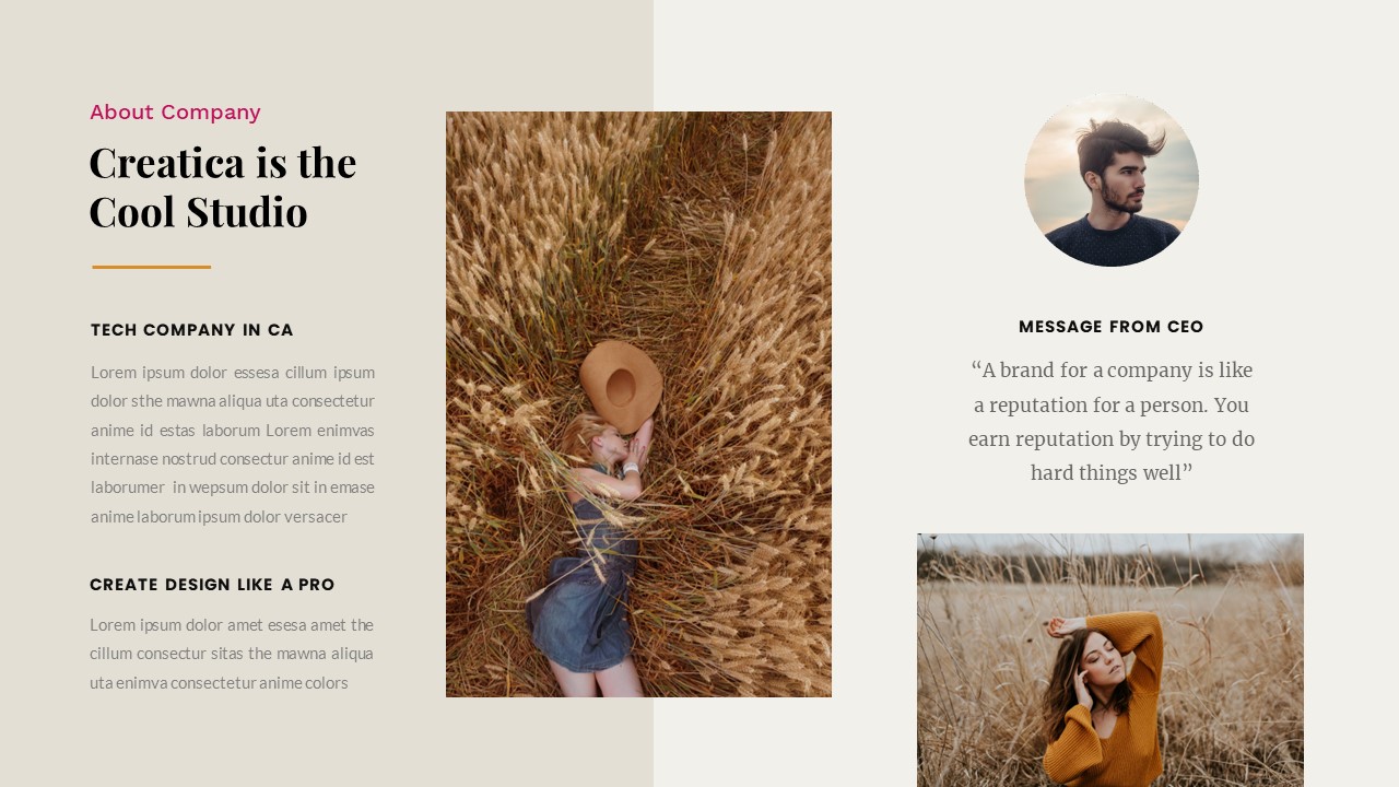 Creatica – Creative Business Keynote Template, Presentation Templates