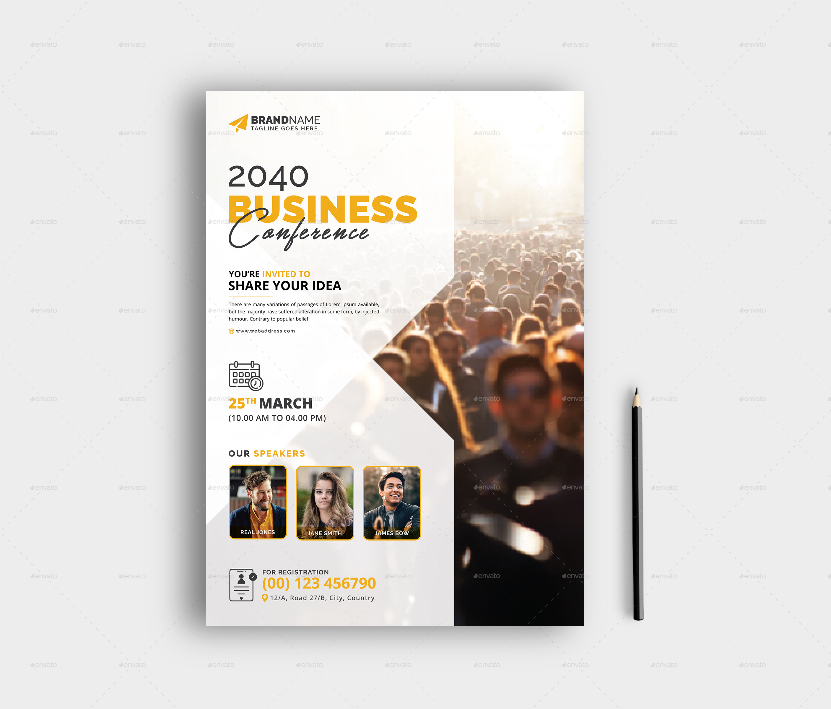Conference Flyer, Print Templates | GraphicRiver