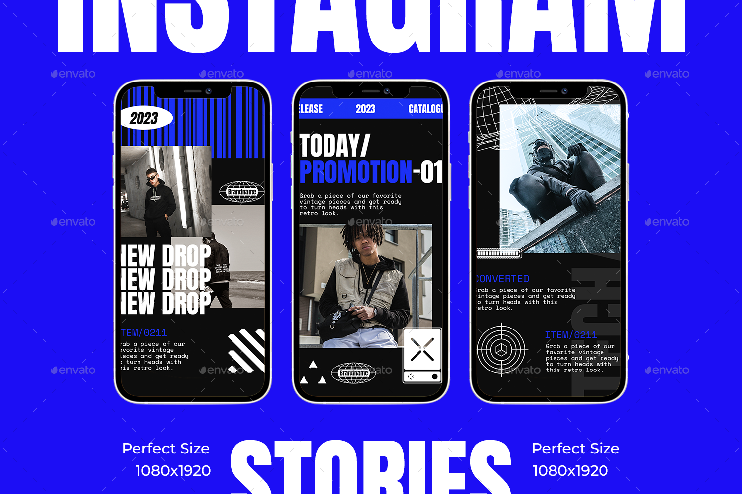 Tixcel Futuristic Instagram Template, Web Elements | GraphicRiver