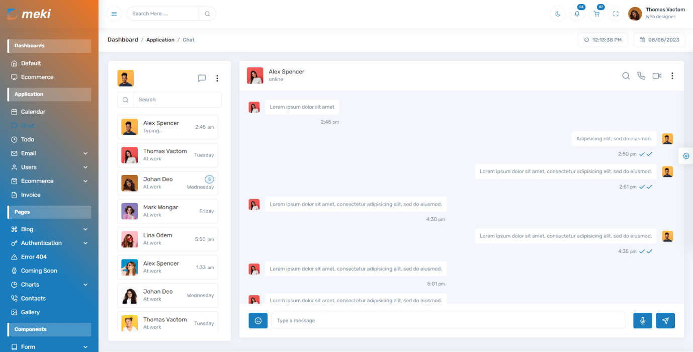 Dmeki - Responsive Admin Dashboard Template by dreamzontheme | CodeCanyon