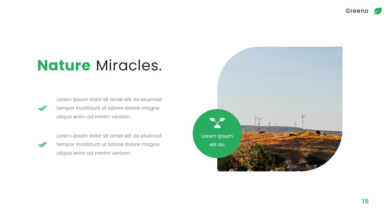 Greeno Nature Google Slides Template, Presentation Templates | GraphicRiver