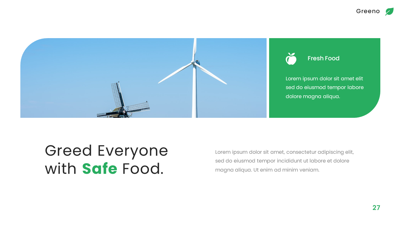 Greeno Nature Google Slides Template, Presentation Templates | GraphicRiver