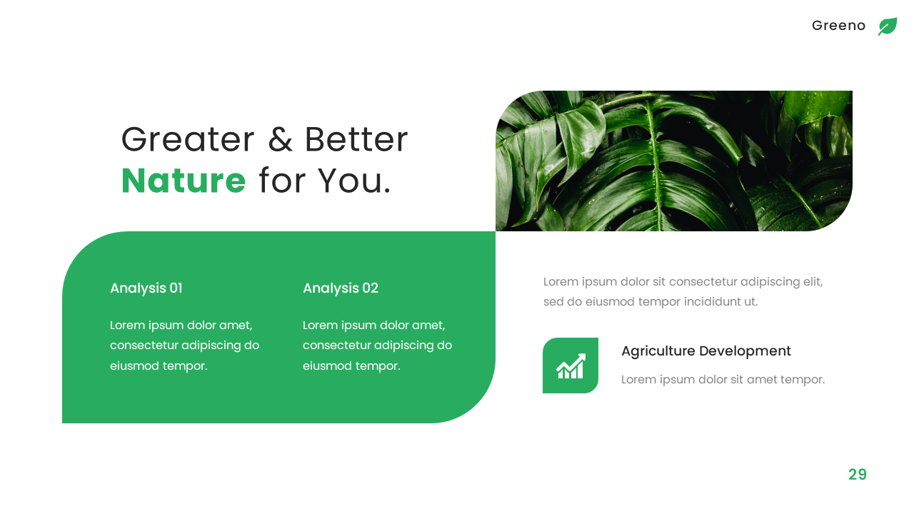 Greeno Nature Google Slides Template, Presentation Templates | GraphicRiver