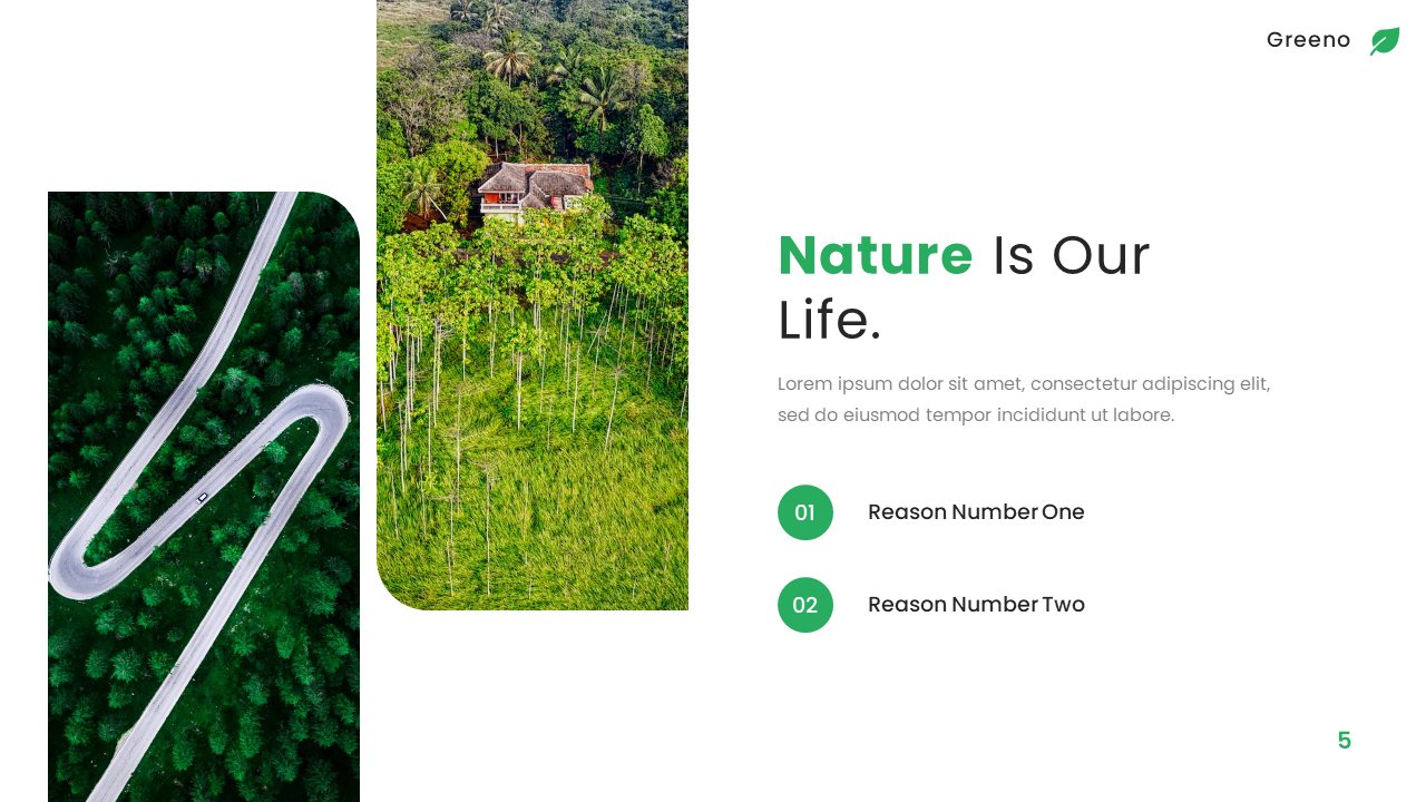 Greeno Nature Google Slides Template, Presentation Templates | GraphicRiver