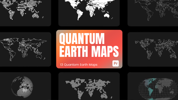 Quantum Earth Maps for Premiere Pro, Premiere Pro Templates | VideoHive