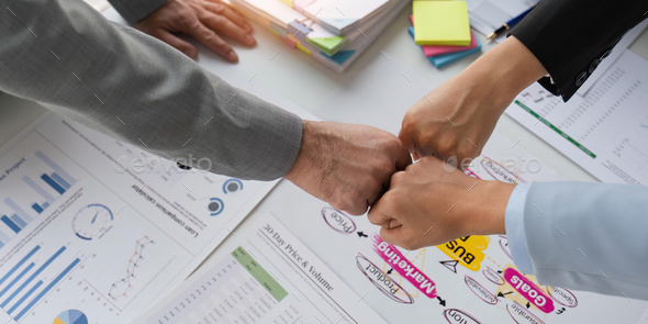 Power of the new generation, Team work, Join forces to achieve the goal ...