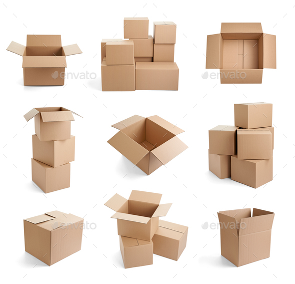 box package delivery cardboard carton Stock Photo by dvatri | PhotoDune