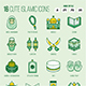 Cute islamic icon vector image, Icons | GraphicRiver