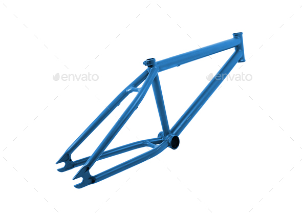 Bicycle frame isolated on white Stock Photo by ozaiachin | PhotoDune