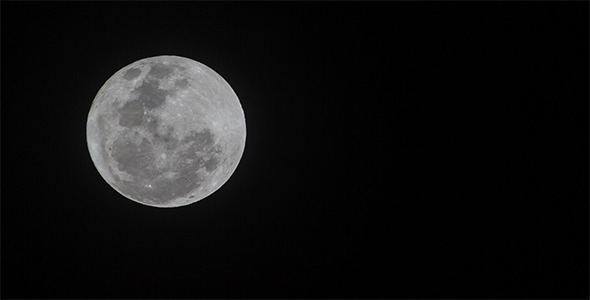 400mm Full Moon Time Lapse, Stock Footage | VideoHive