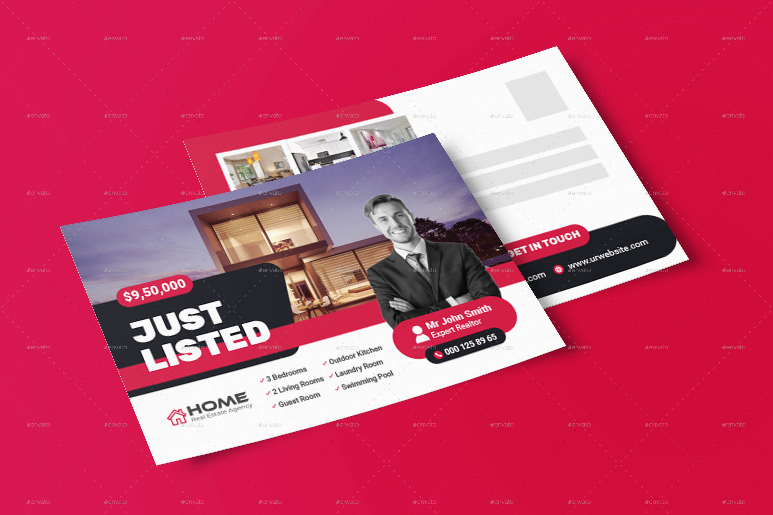 Real Estate Post Card, Print Templates | GraphicRiver