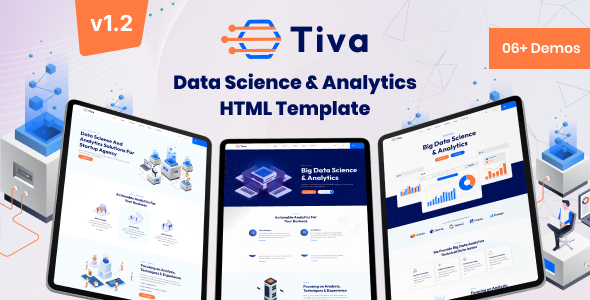 Tiva - Big Data Analytics & AI HTML Template by HiBootstrap | ThemeForest