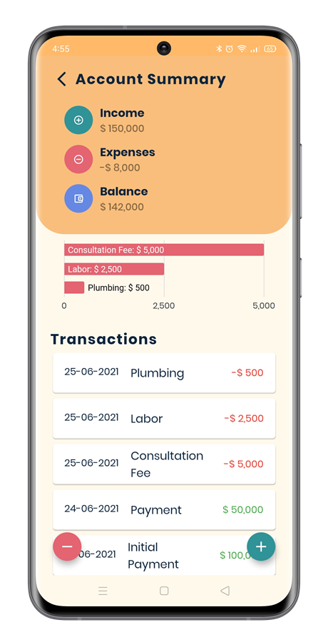 Project and Accounting App — Projacct by britechin | CodeCanyon