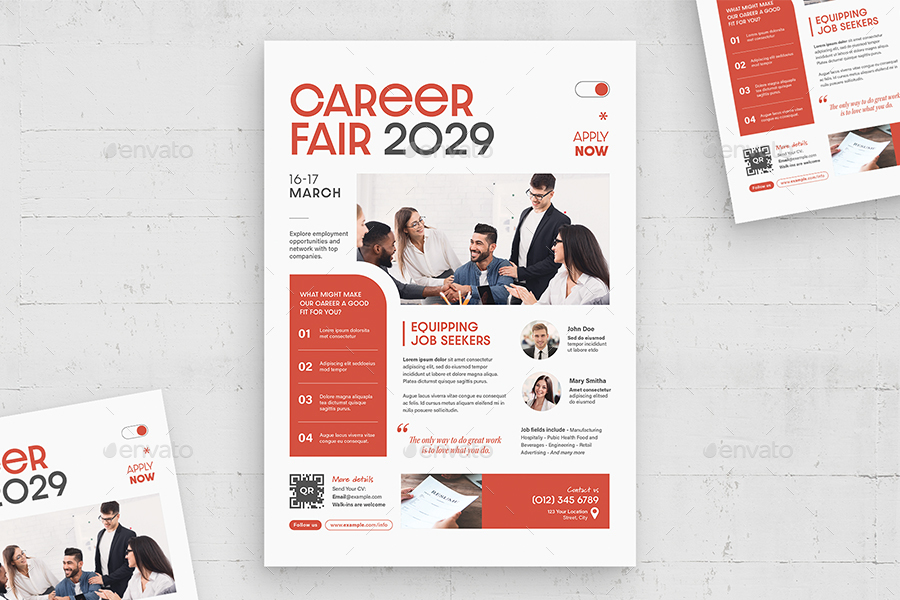 Modern Business Event Flyer Template, Print Templates | GraphicRiver